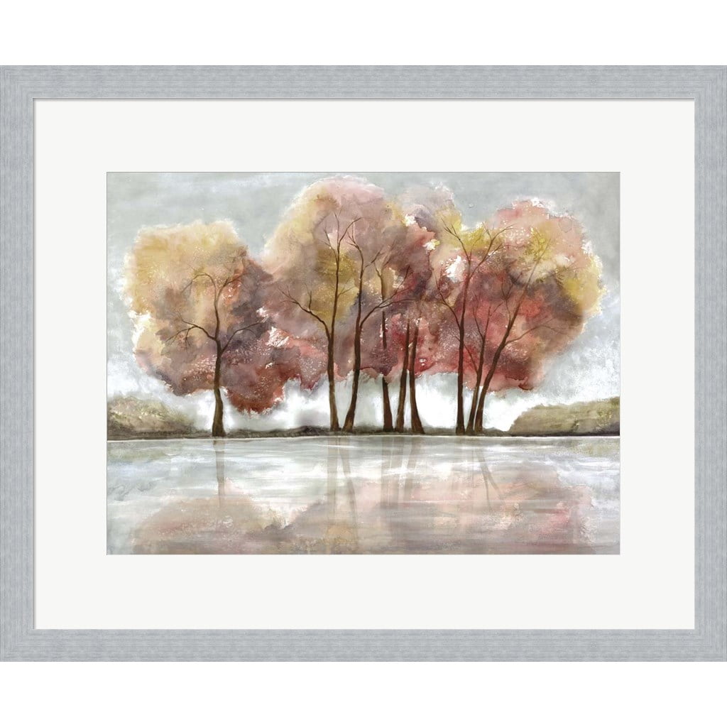 Great Art Now Lakeside Forest by Doris Charest, Framed Wall Art, 22.25W ...