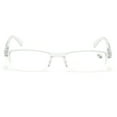 Transparent Retro Rectangle Spring Hinge Reading Glasses 2.00 for Men ...