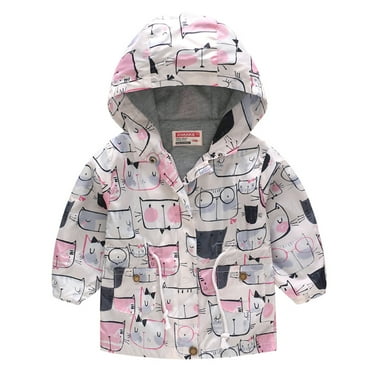 TAIAOJING Baby Girls' Hooded Jacket Winter Cartoon Rabbit Thicken Keep Warm +Bag Windbreaker ...