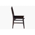 19 Inch Dining Chair, Black Leather Crossed Design, Iron Legs, Set of 2 ...