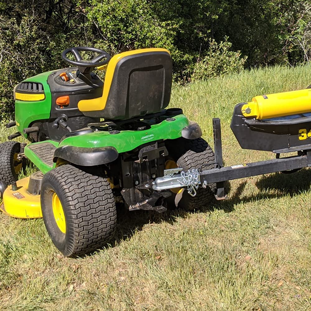 Buy NIXFACE Zero Turn Lawn Mower Trailer Hitch Receiver 5 Rise 3 Way ...