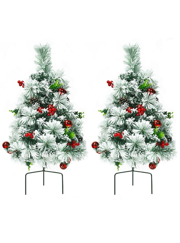 Pre-Lit Christmas Trees - Walmart.com