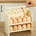 Teissuly Foldable Three-layer Storage Rack Refrigerator Preservation ...
