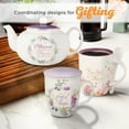 Christian Art Gifts Large Ceramic Cute Inspirational Scripture Teapot ...