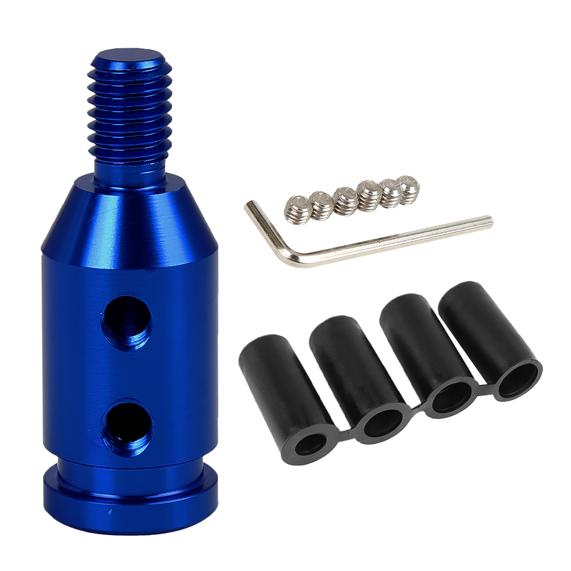 Car Gear Shift Knob Adapter M10 X 1 5 Universal Blue For Non Threaded Car Gear Shift Knob Adapter M10 X 1 5 Universal Blue For Non Threaded