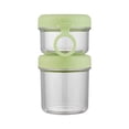 2-Pack Overnight Oats Containers, Leakproof Breakfast To Go Cups with ...