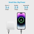 Portable Charger with Built-in Cable,12000mAh 22.5W Fast Charging Small ...
