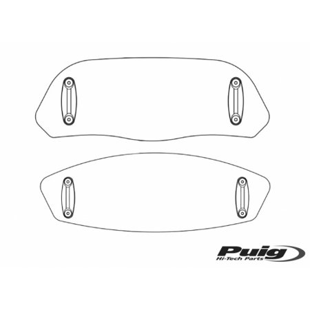 PUIG Replacement Shield for Clip-On Visor, 315mm - Clear | Walmart Canada