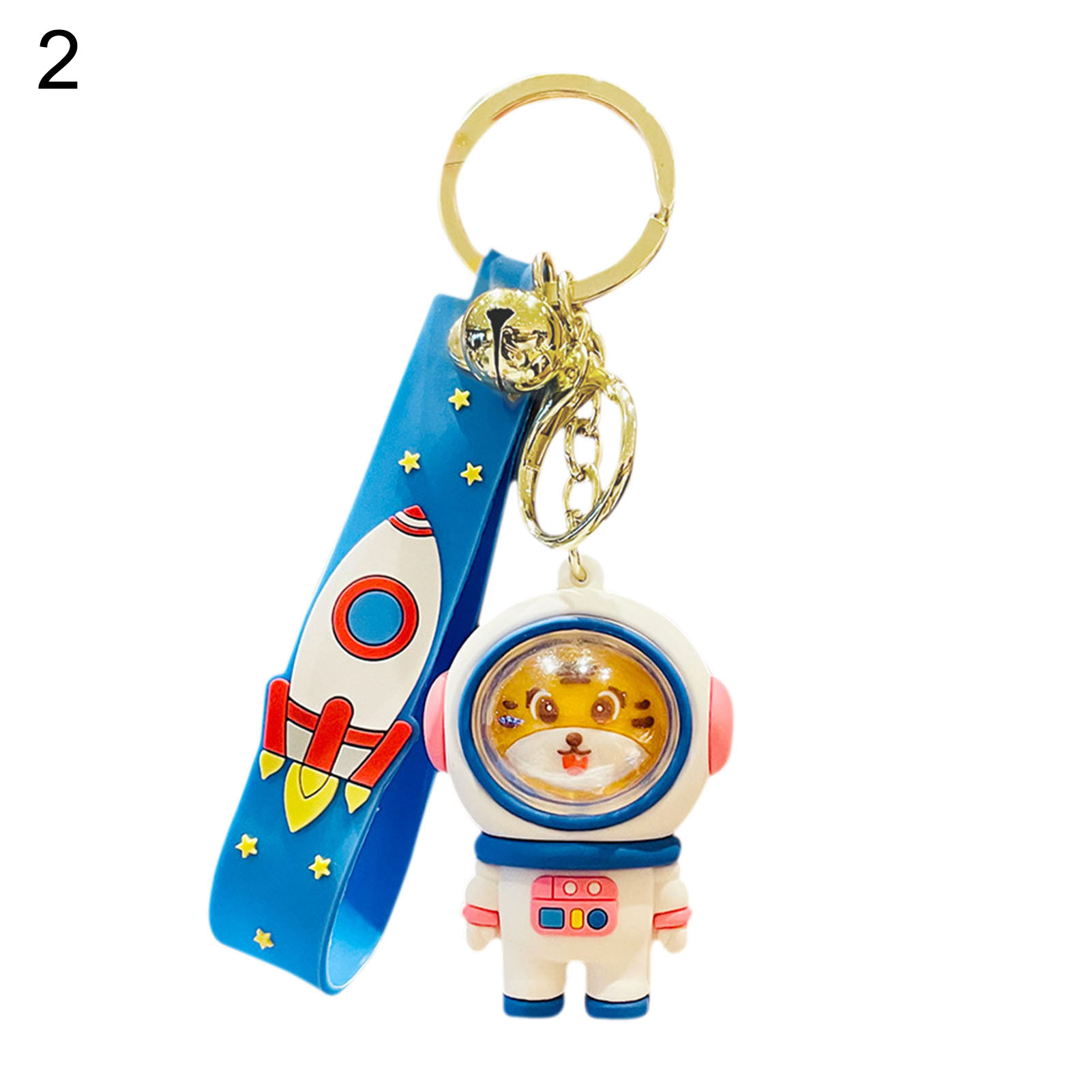 Naierhg Key Chain Tiger Bear Astronaut Keychain Key Ring Holder ...