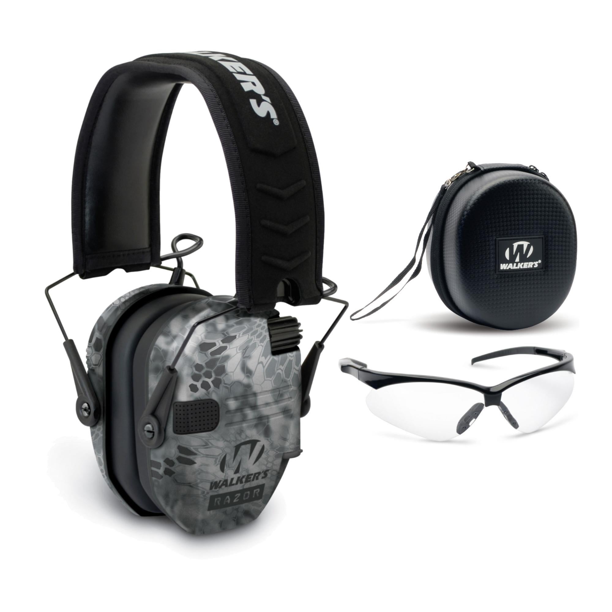 Walkers Razor Slim Electronic Muff (Raid) with Case and Shooting ...