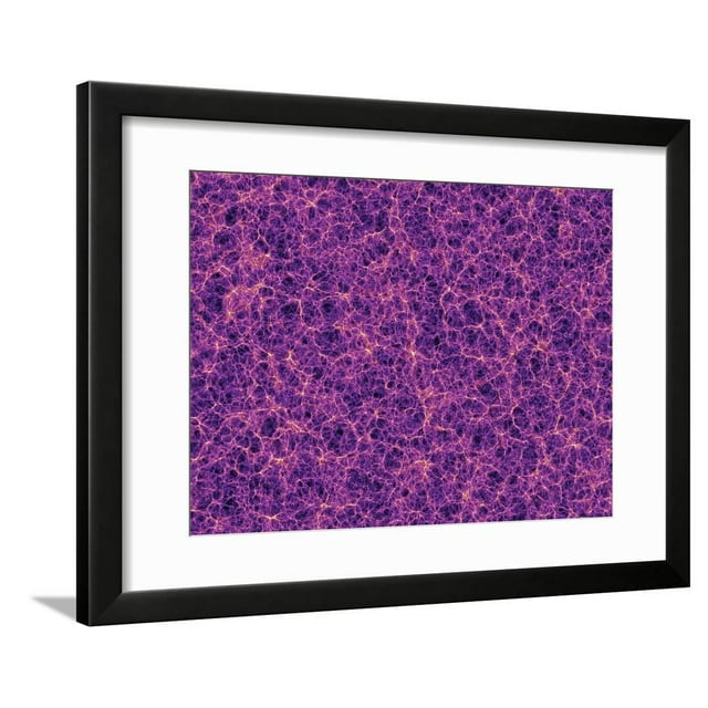 Dark Matter Distribution Framed Print Wall Art By Volker Springel ...