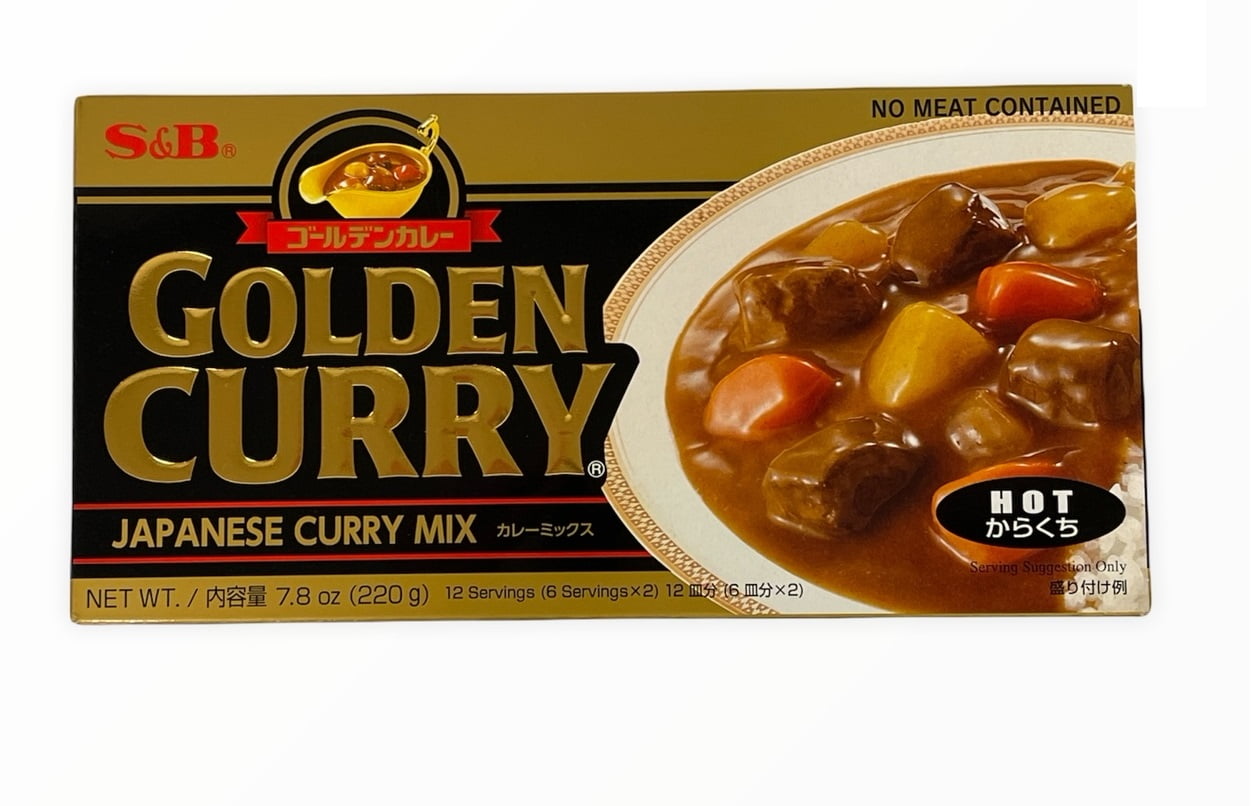 Golden Curry Mix Hot 220g; 3 Packs - Walmart.com