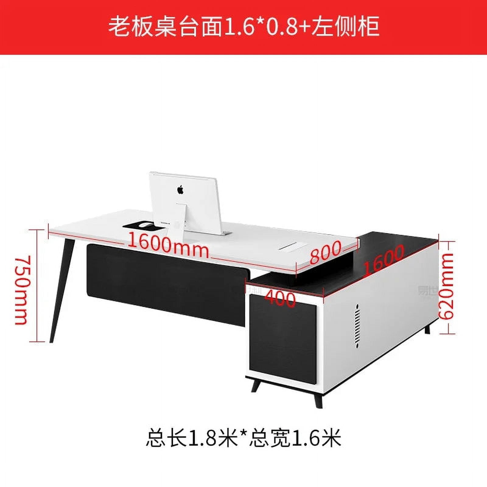 Executive Studio Office Desk Professional Computer Set Drawers Single ...