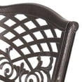 Laura Outdoor Aluminum 8 Seater Dining Set, Gloss Black - Walmart.com