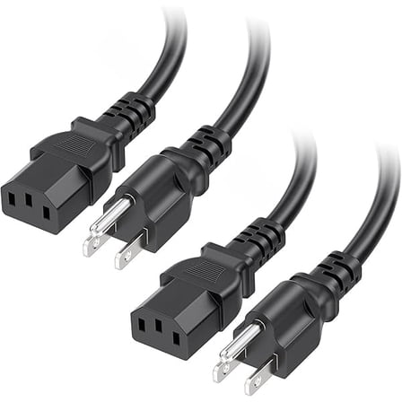 SF Cable NEMA 5-15P to C13 Standard Power Cord, 12 feet - 16 AWG ...