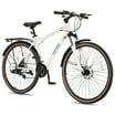 sixthreezero Everyone Steel Women's Hybrid Bike with Rear Rack, 7-Speed ...