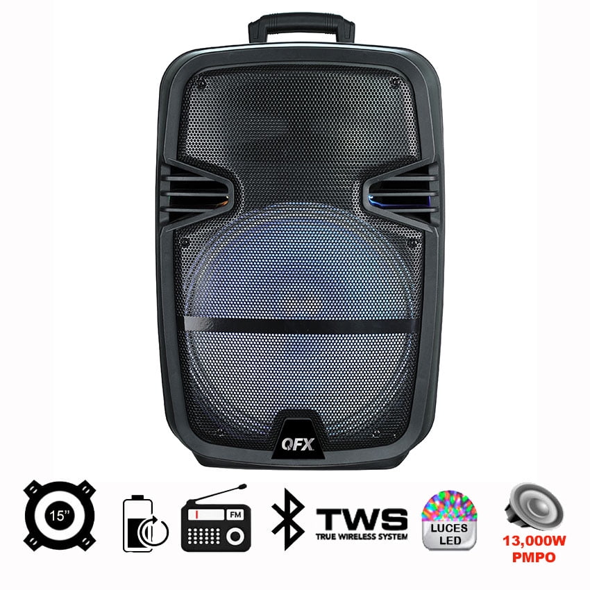 QFX BAFLE 15 RECARGABLE | Walmart en línea