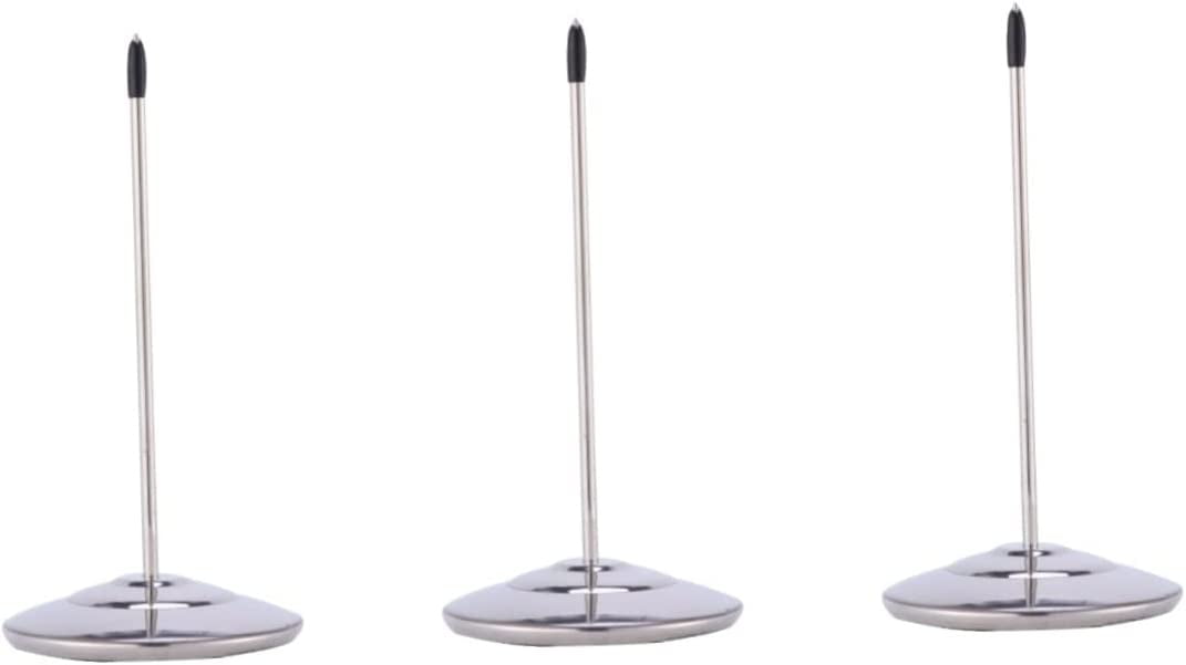 3pcs Cross Metal Holder Memo Book Desktop Accessories Desk Straight ...