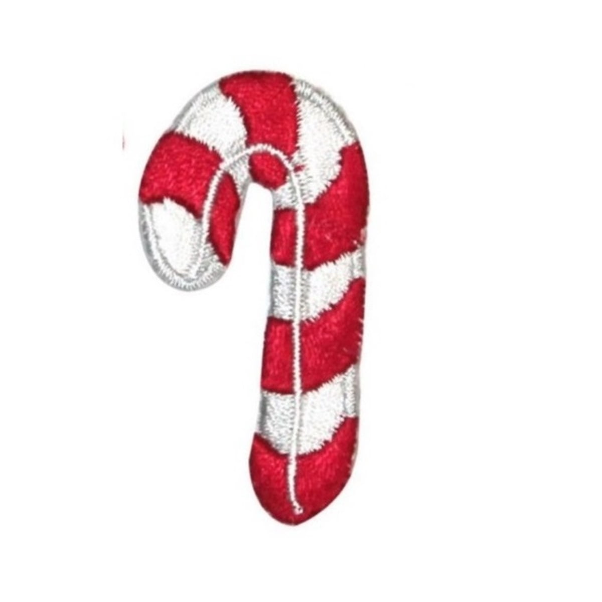 ID 8220B Candy Cane With Stripe Patch Christmas Embroidered Iron On ...