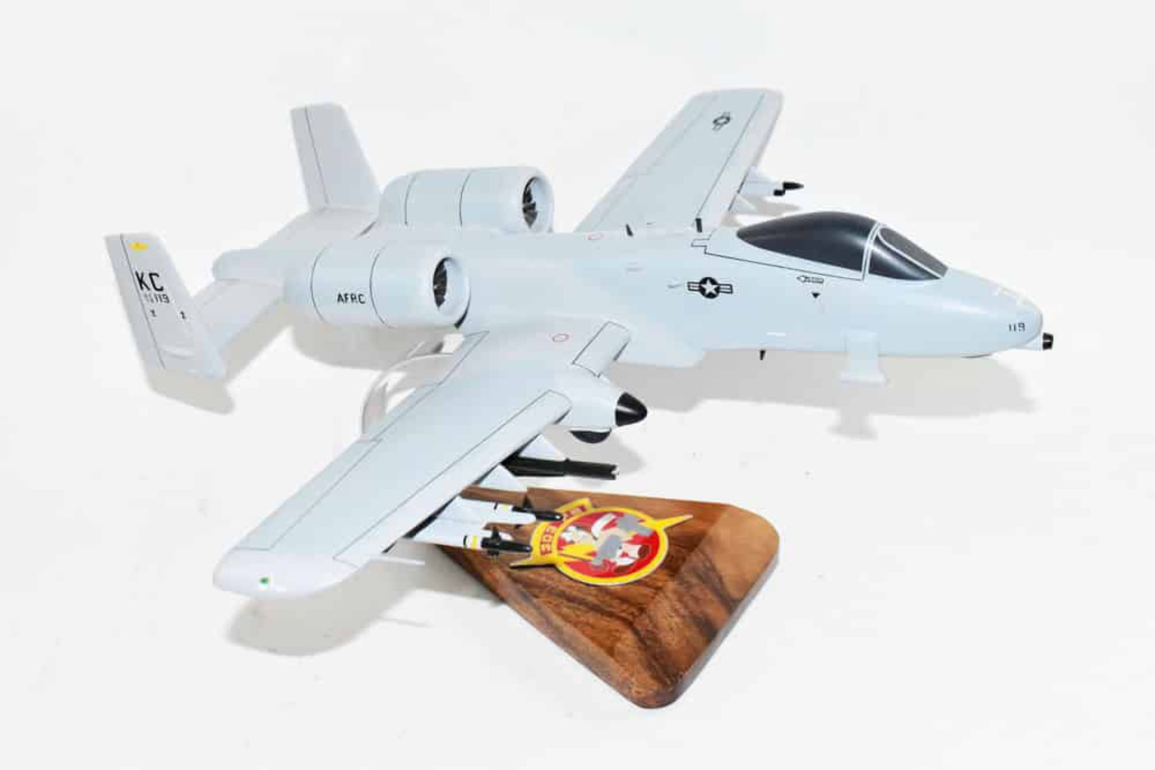303d Fighter Squadron K C Hawgs A-10 Warthog Model, Fairchild, 1/33 ...