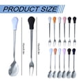 BMYJ Self-Feeding Food Utensils,Can Spoon Stainless Steel Cooking Spoon ...