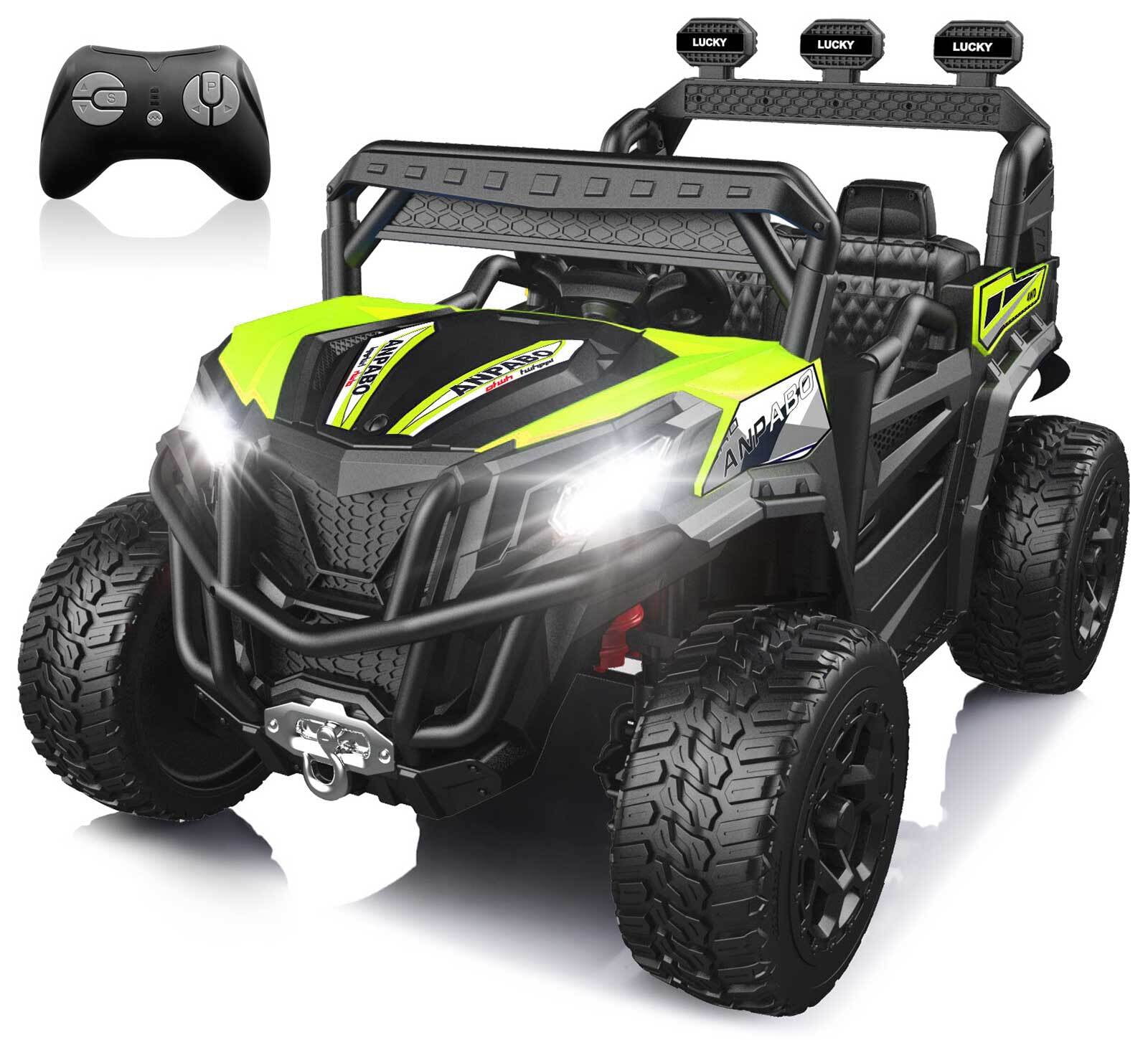 Buy ANPABO 24V 2WD/4WD Switchable Powered Ride on Toy UTV w/ Remote ...