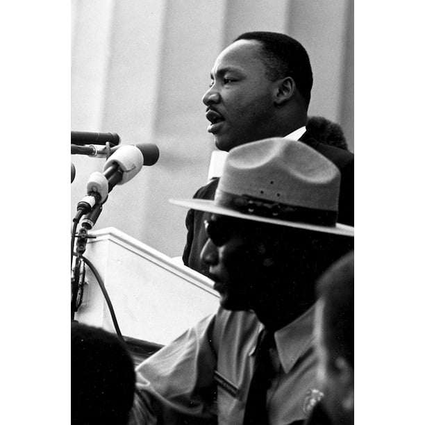 24x36 gallery poster, Martin Luther King Jr. giving his I Have a Dream ...