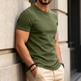 Dresfit Shirts for Men Short Sleeve Crew Neck Athletic Shirts Summer ...
