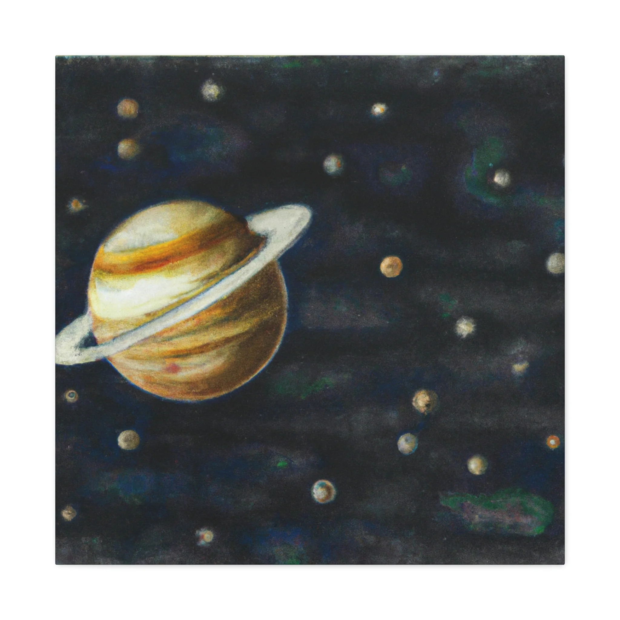 Jupiter's Celestial Pointillism - Canvas - Walmart.com