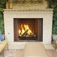 FMI S36 Vantage Hearth Laredo Outdoor Wood Fireplace - White Stacked ...