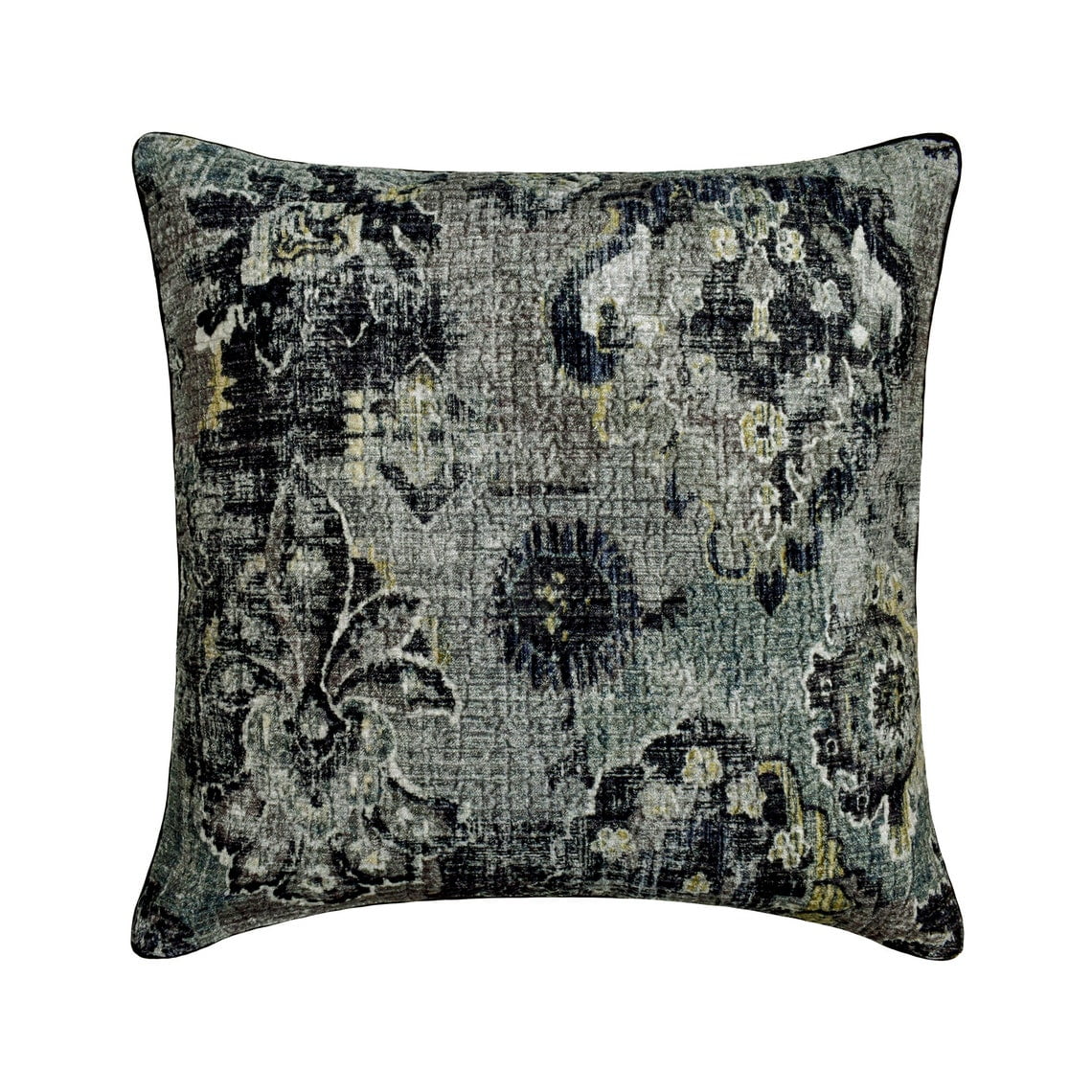 The HomeCentric Decorative Grey 26"x26" (65x65 cm) Euro Shams, Velvet ...