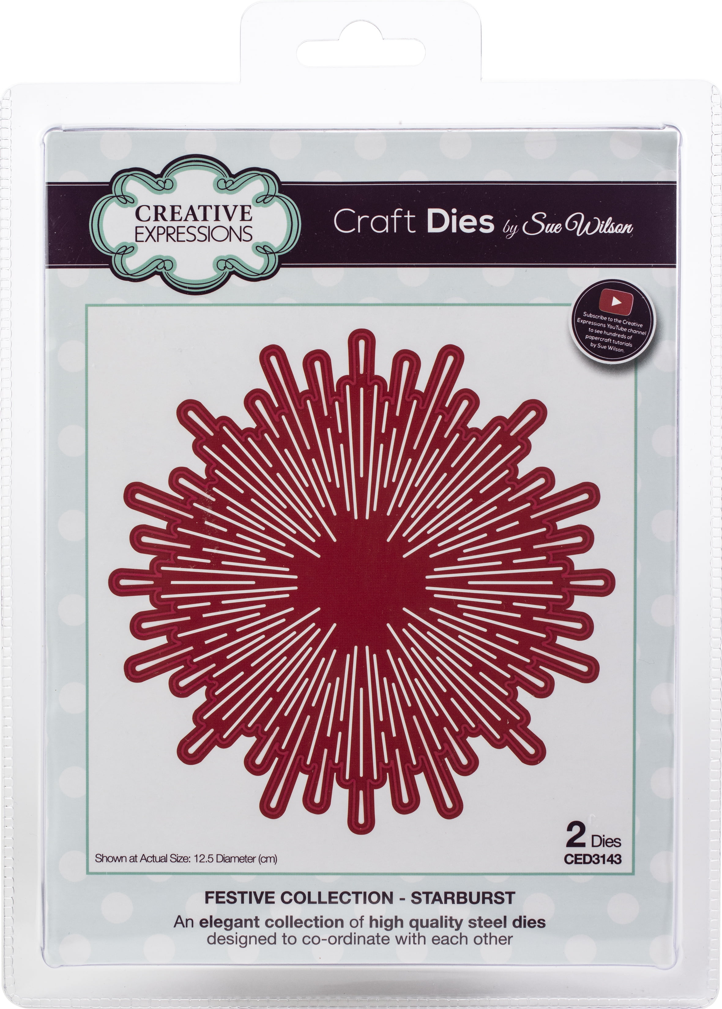 Creative Expressions Festive Craft Dies By Sue Wilson-Starburst ...