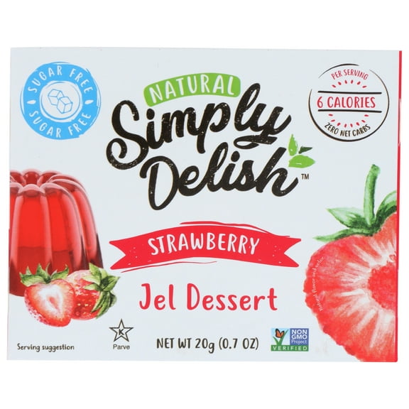 Simply Delish - Pudding Mix Strawberry - Case of 6-1.7 OZ - Walmart.com