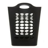 Mainstays 1.6 Bushel Flexible Square Plastic Laundry Hamper, 3 Pack ...