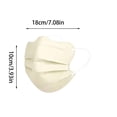 Disposable Face Mask 10 Pack Adult Pastel Blue Green Cream Purple 3 ...