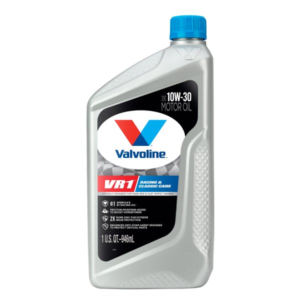 Valvoline VR1 Racing 10W-30 Conventional Motor Oil 1 QT - Walmart.com