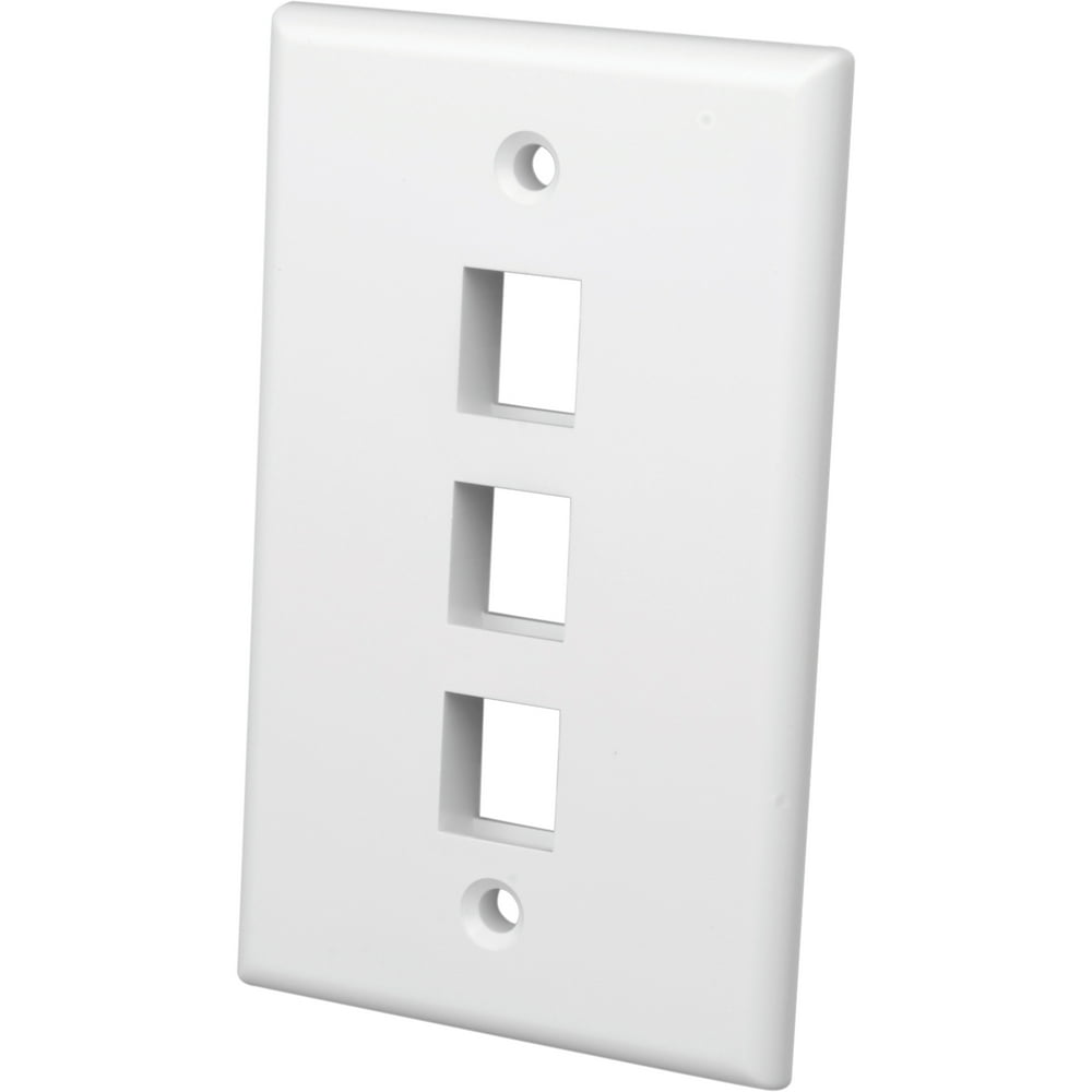 3 Socket Keystone Faceplate - Walmart.com - Walmart.com