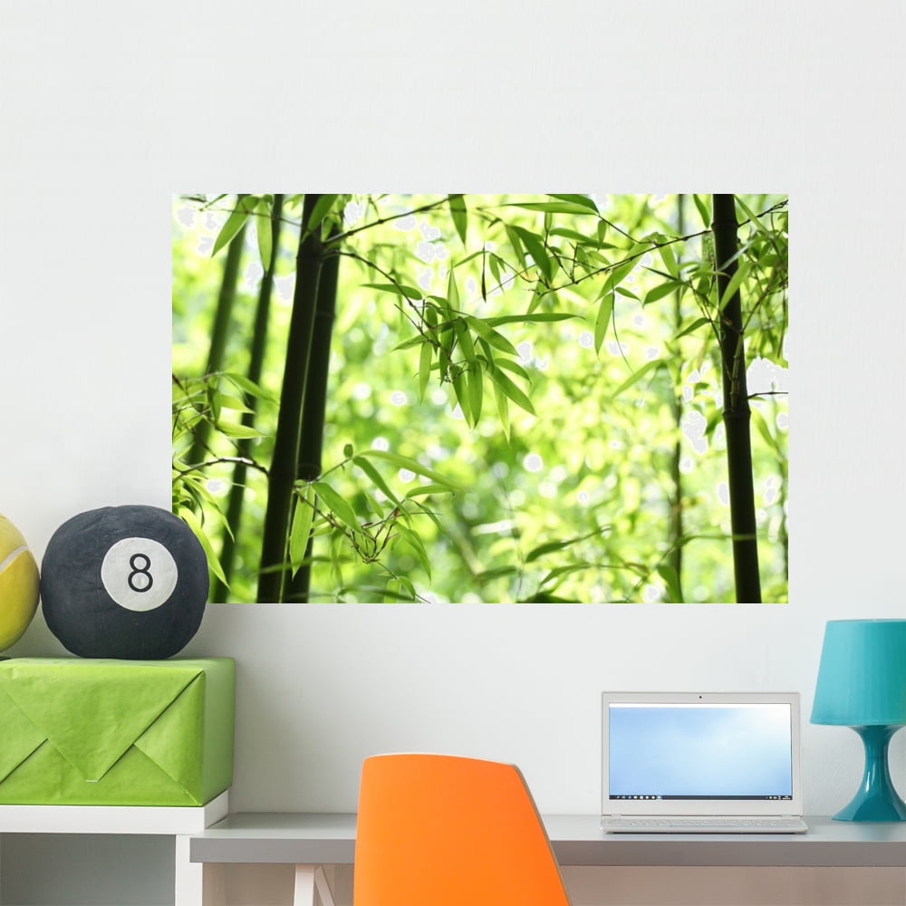 Bamboo Wall Mural by Wallmonkeys Peel and Stick Graphic (36 in W x 24 ...