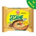 [OTTOGI] Sesame Flavor Ramen, ZS23 KOREAN STYLE INSTANT NOODLE, Contains Egg Block, Sesame ...