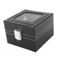 2 Slots Watch Storage Display Case Box Wristwatch Luxury Jewelry ...