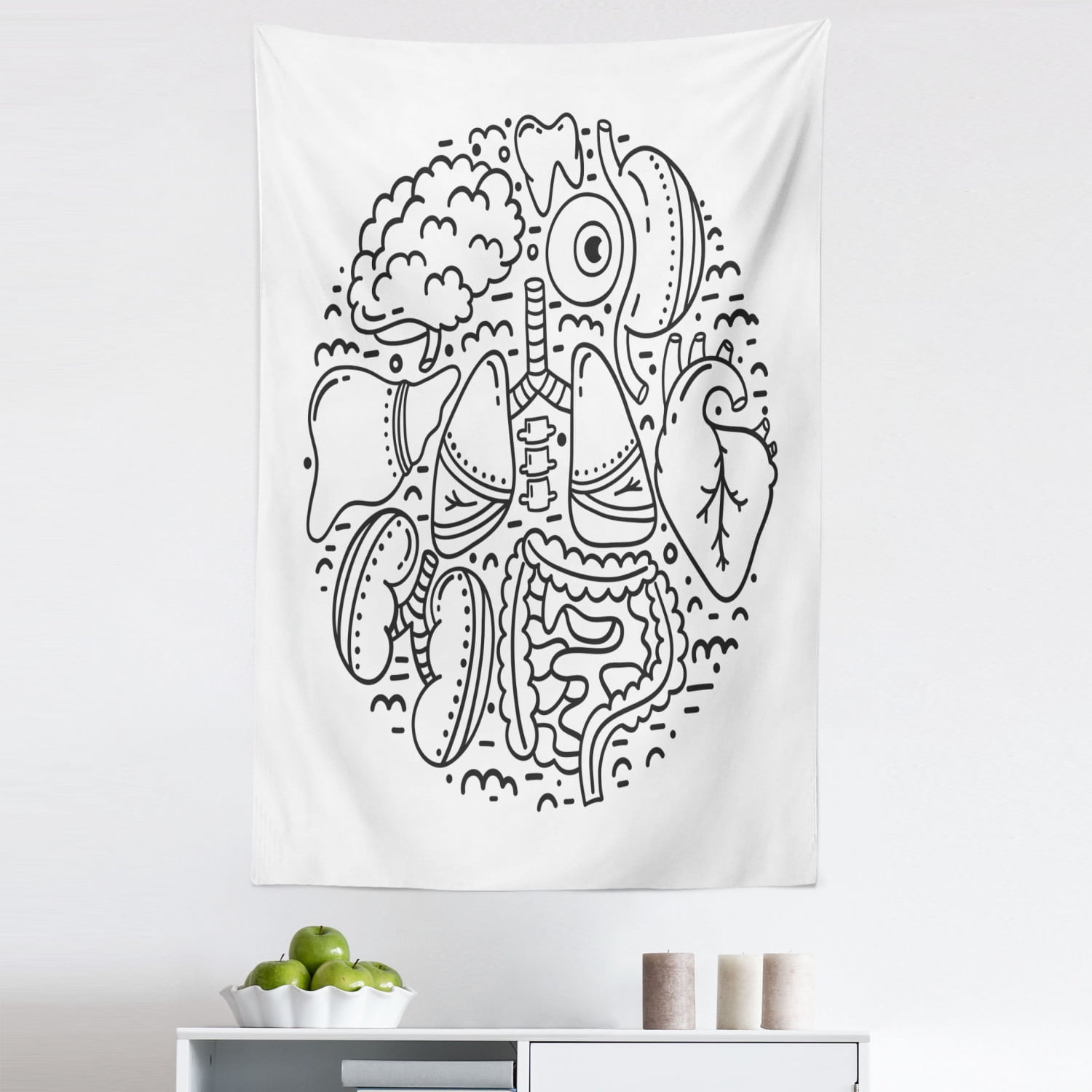 Anatomy Tapestry, Internal and External Organs of Human Donation ...