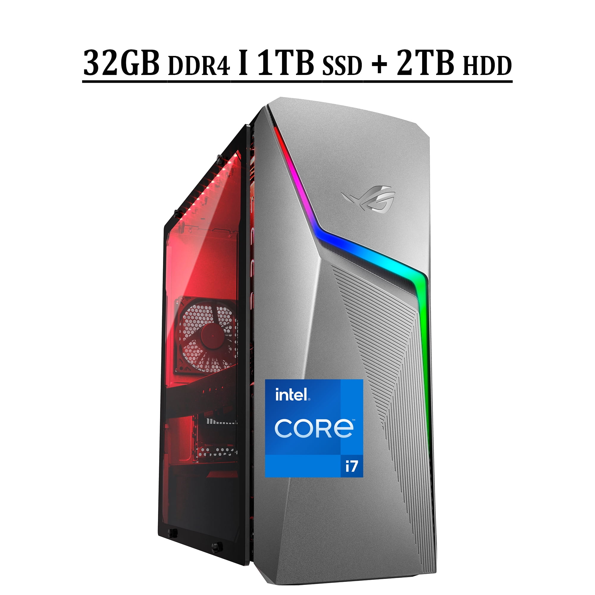 ASUS ROG Strix G10CE Gaming Desktop Computer 11th Gen Intel Octa-Core ...