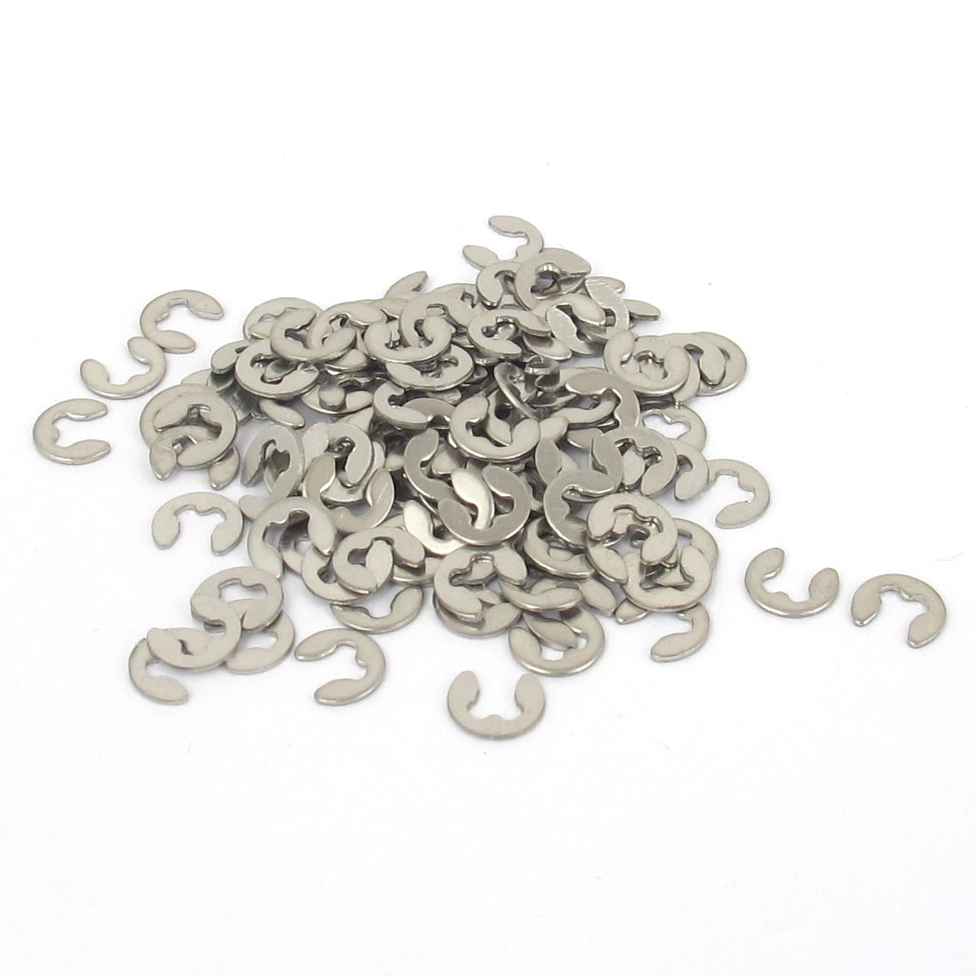 100pcs 304 Stainless Steel Fastener External Retaining Ring E-Clip ...