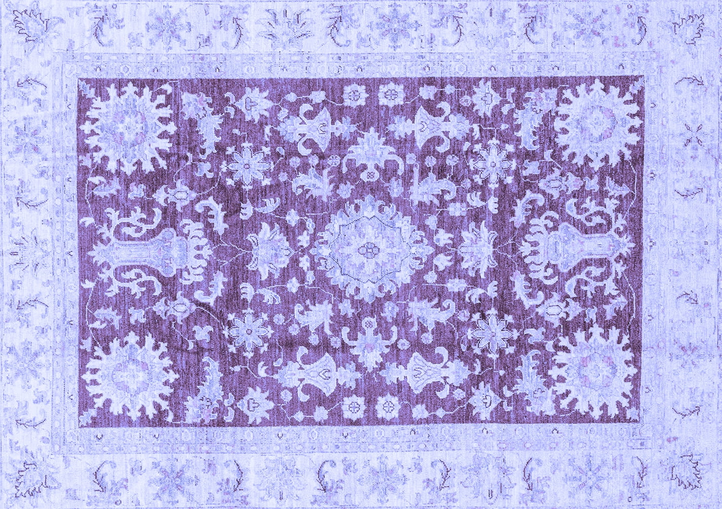 Ahgly Company Indoor Rectangle Abstract Blue Modern Area Rugs, 8' x 10 ...
