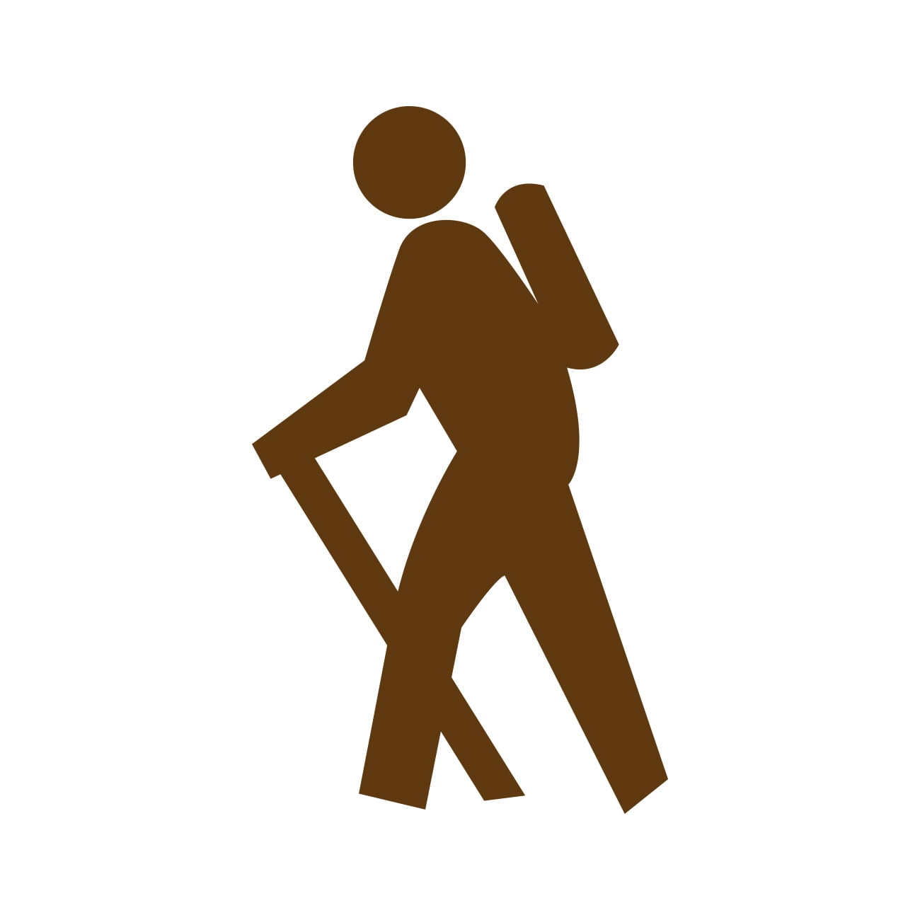 Male Camping Hiker Sticker Decal Die Cut - Self Adhesive Vinyl ...