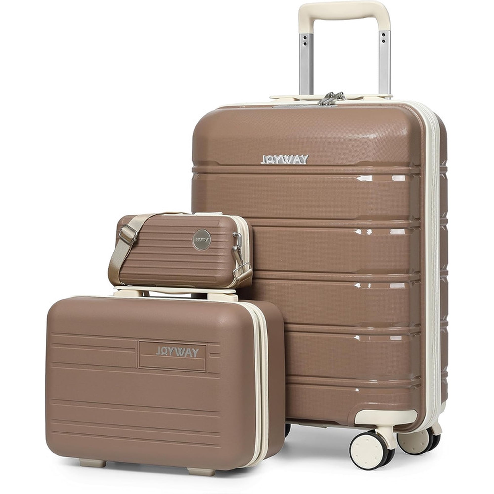 Click here for Joyway 3-Piece Carry-On Suitcase Set 20-Inch Hard-... prices