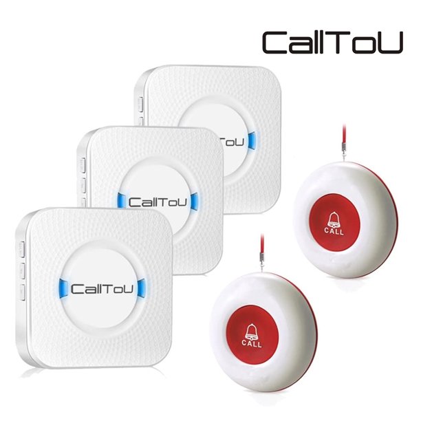 CallToU Wireless Caregiver Pager Smart Call System Nurse Calling Alert ...