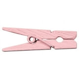 JAM Paper Wood Clip Clothespins, Pink, 1 3/8in, 20 per Pack - Walmart.com