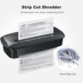Paper Shredder for Home Use, 8-Sheet StripCut Office Shredder, CD ...
