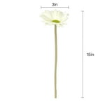 Artificial Real Touch Gerbera Barberton Daisy Stems (Set of 6 ...